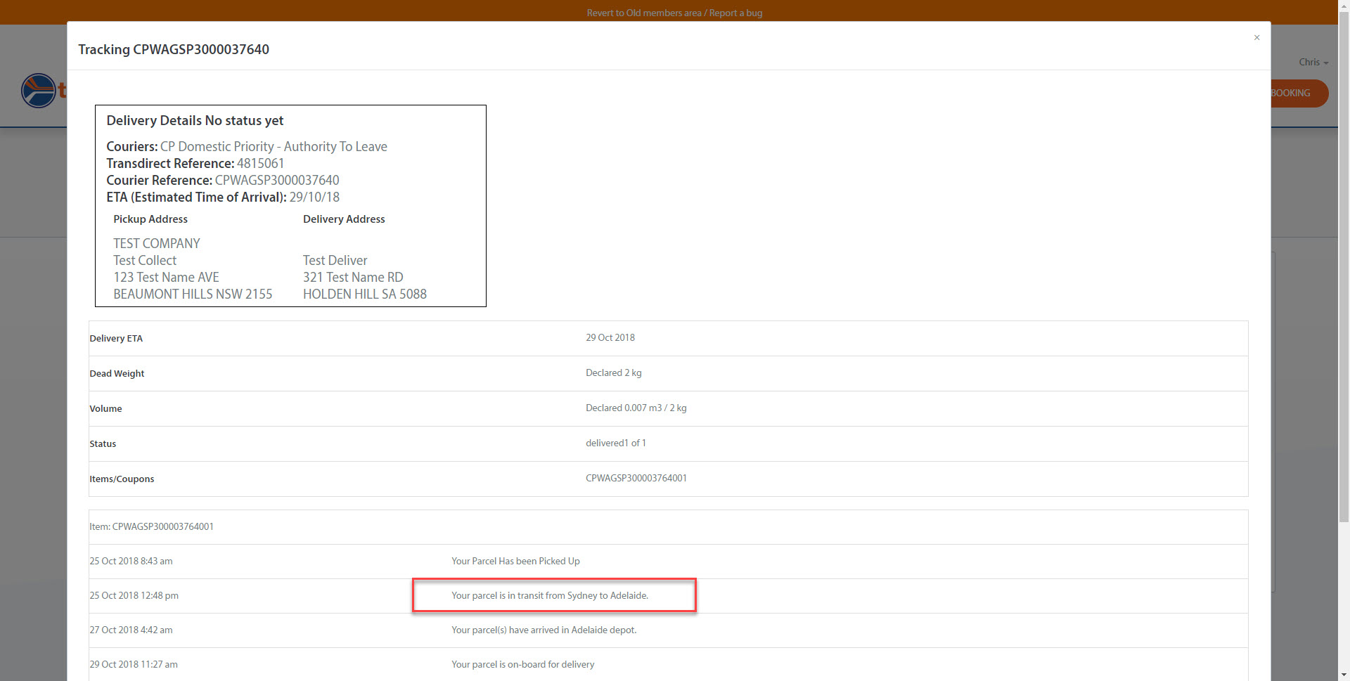 How To Track Consignments in Member's Area